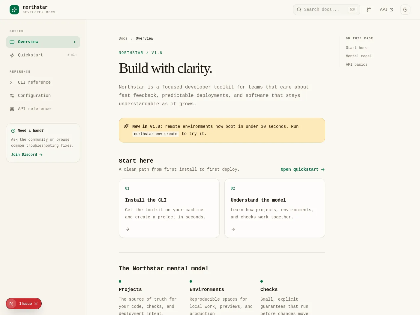 DevTool Docs Site
