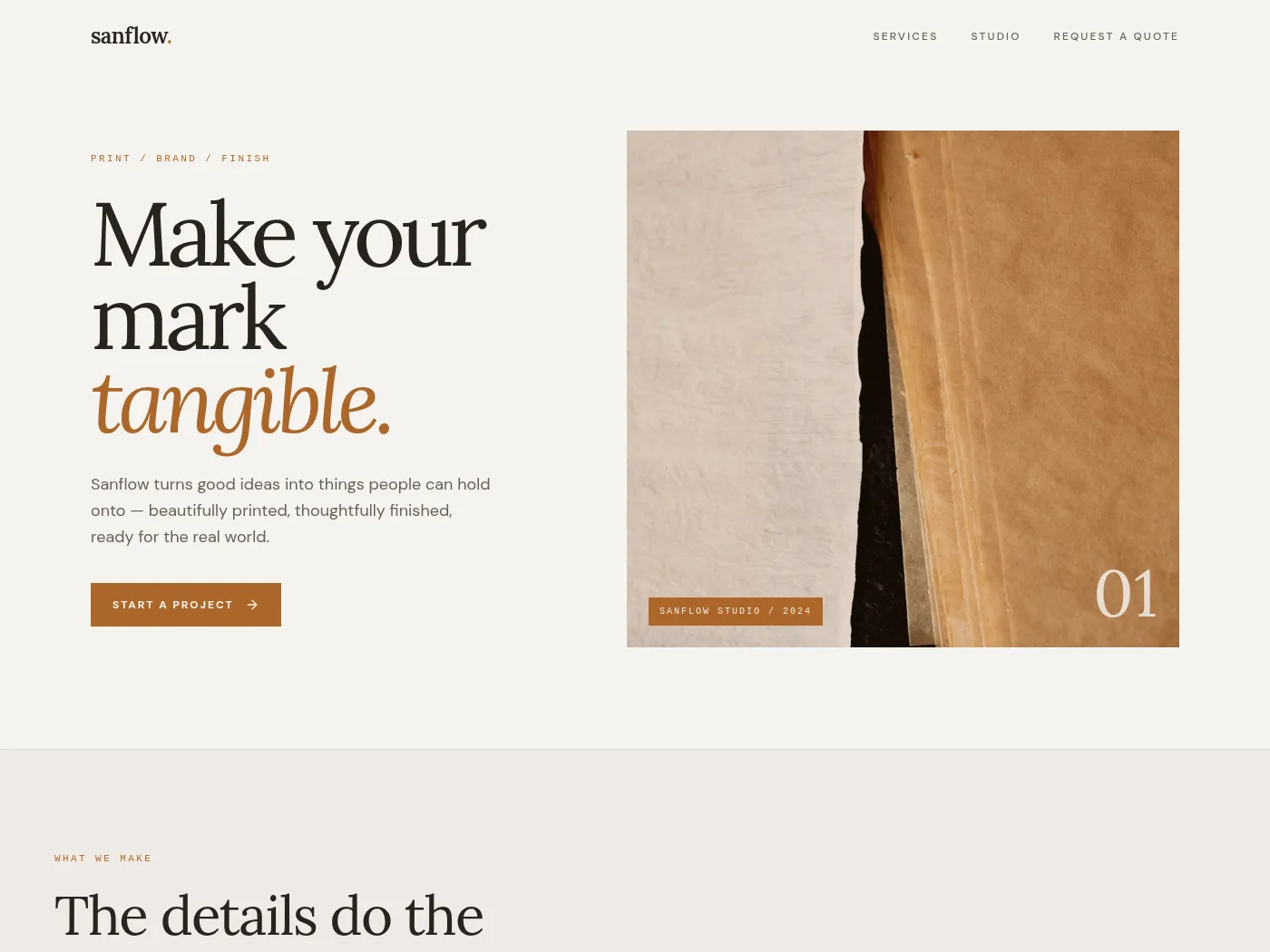 Sanflow Branding Portal