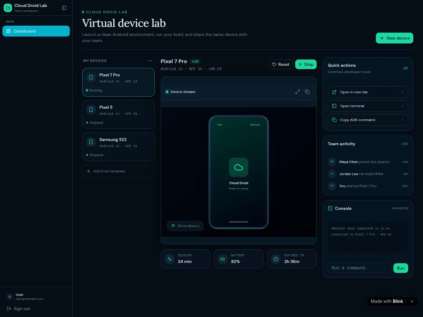 Cloud Droid Lab