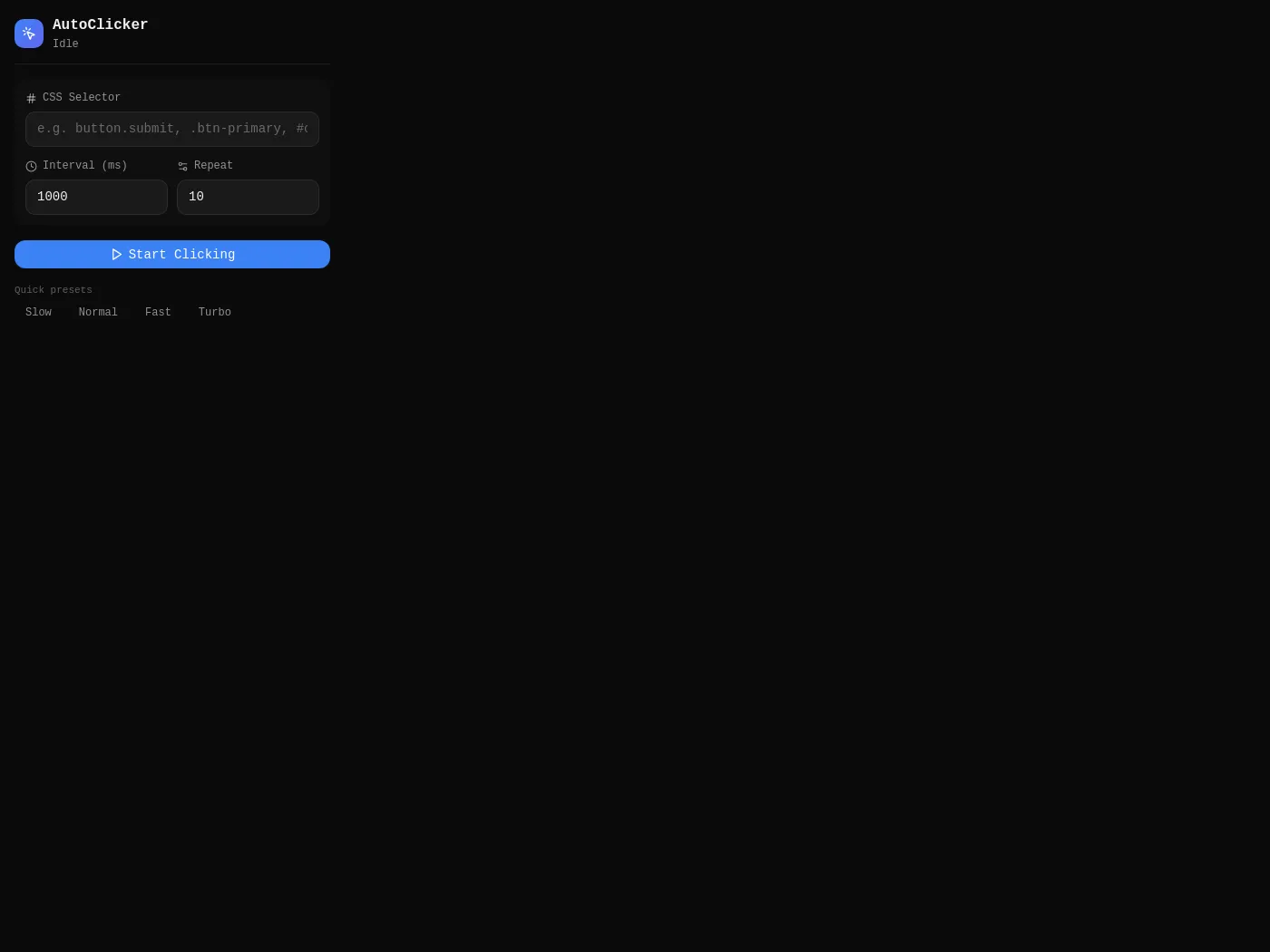 AutoClicker Extension