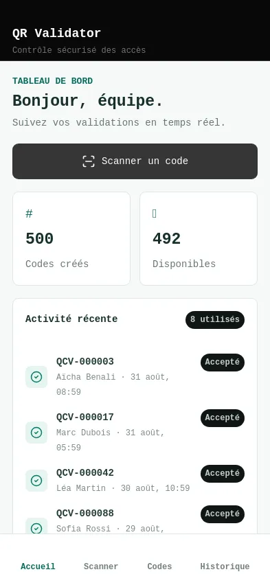 QR Code Validator