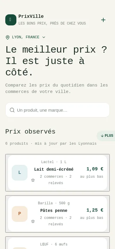 PrixVille Mobile