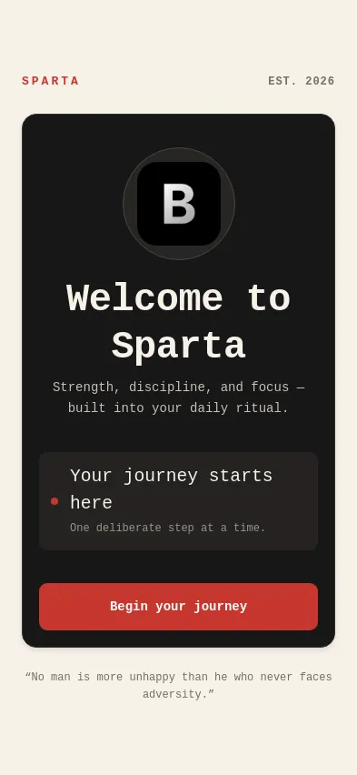 Sparta Mobile App