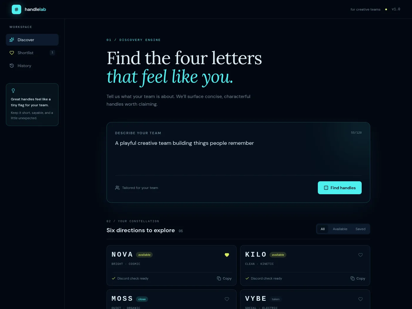 Discord Handle Finder