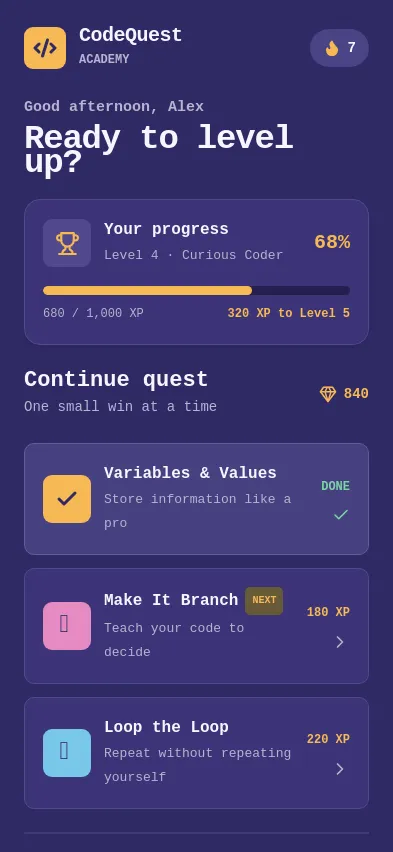 CodeQuest Academy