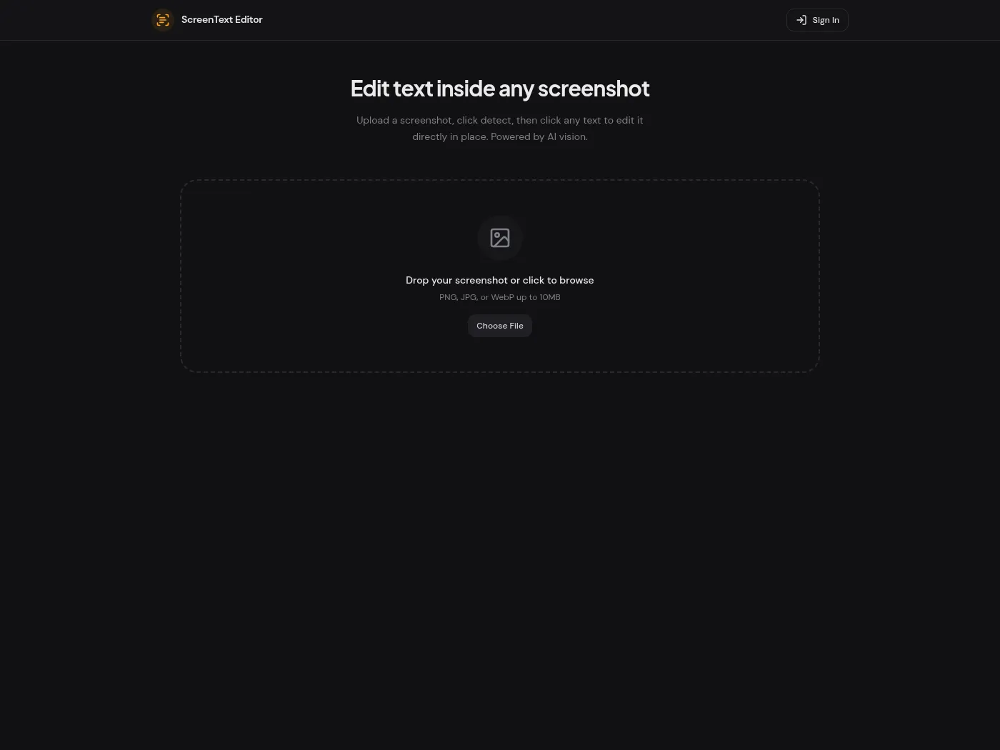 ScreenText Editor