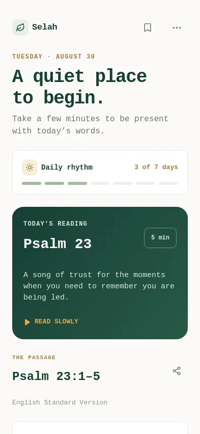 Scripture Study App