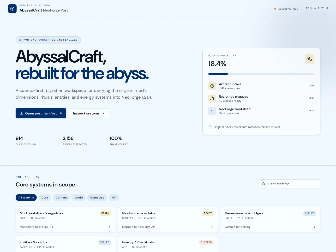 AbyssalCraft NeoForge Port