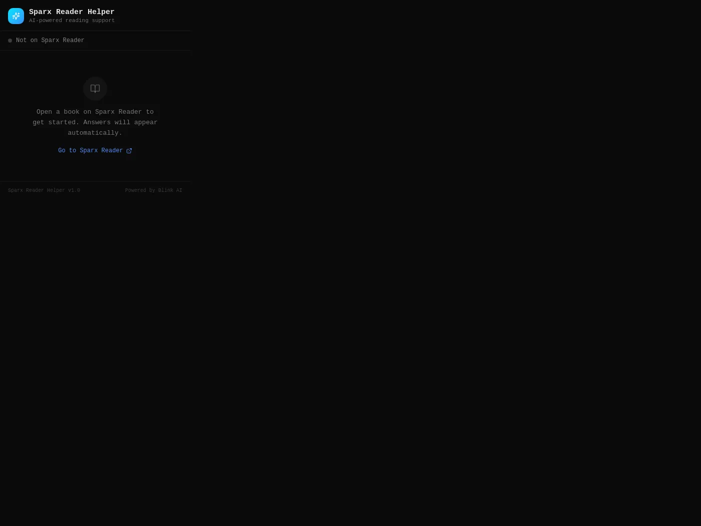 Sparx Reader Helper