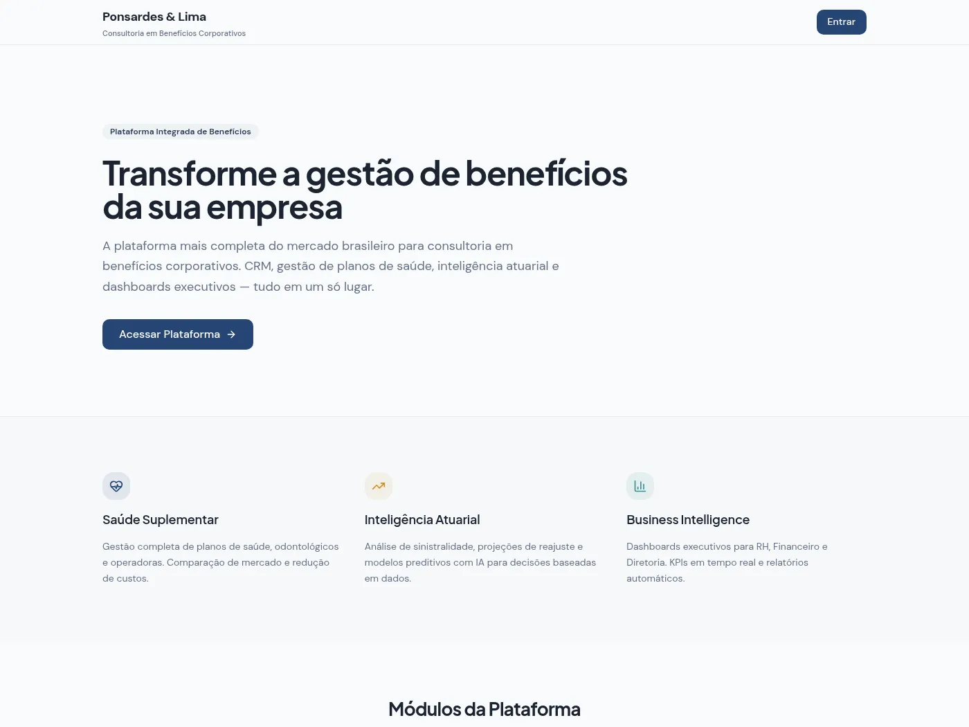 Ponsardes & Lima Benefits Hub