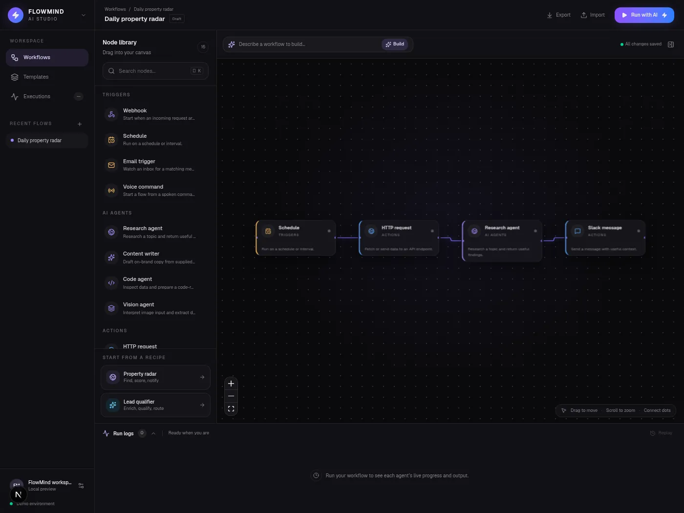FlowMind AI Automation