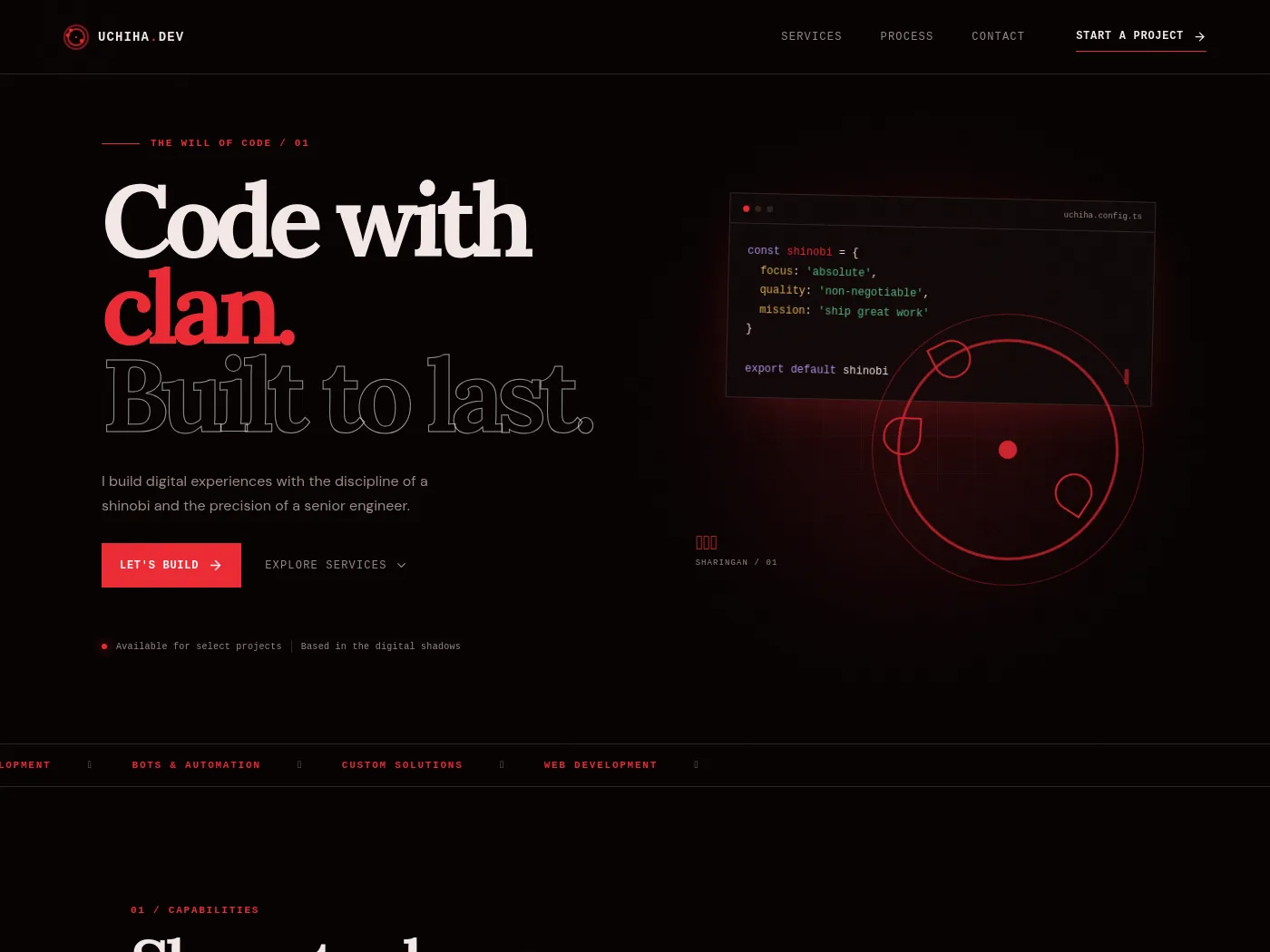 Uchiha Dev Theme