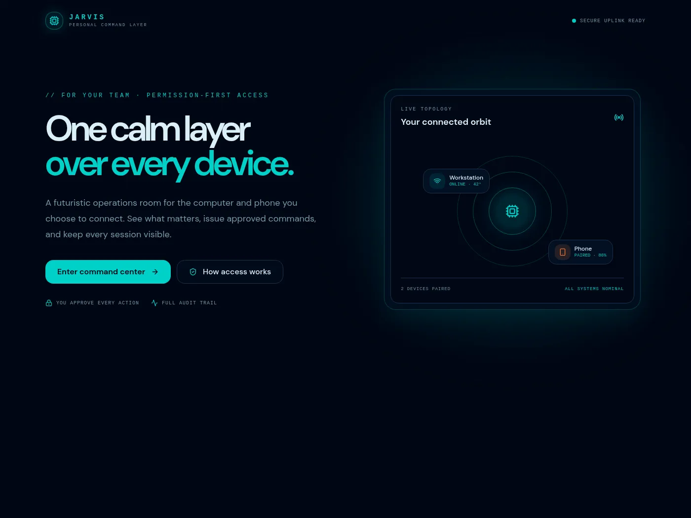 Jarvis Dashboard Pro