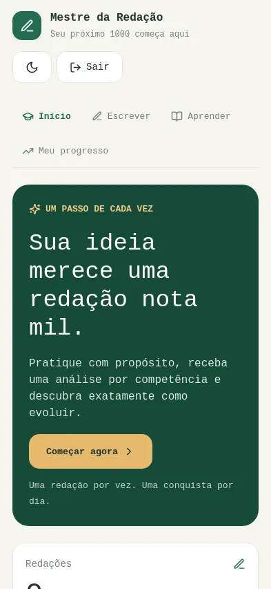 Mestre da Redação App