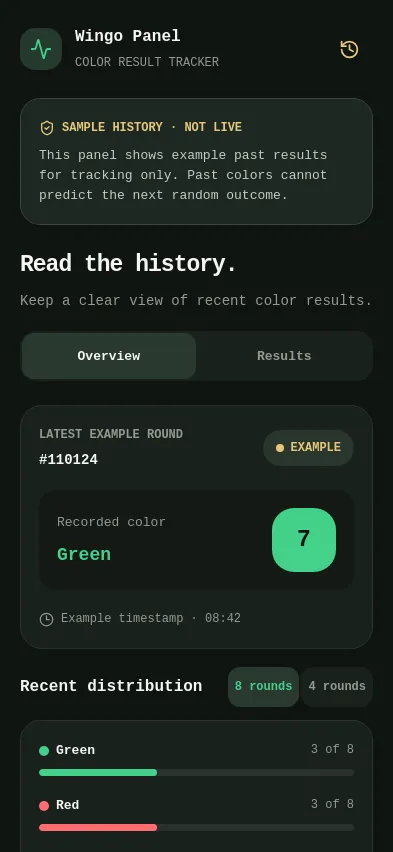 Wingo Color Predictor