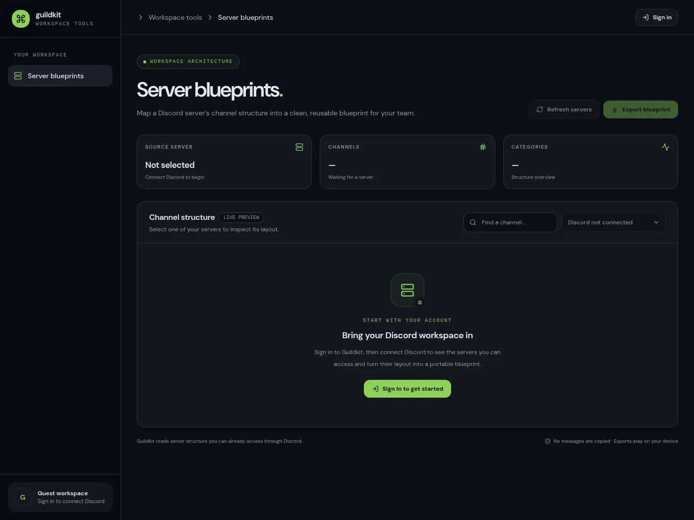 Discord Server Cloner