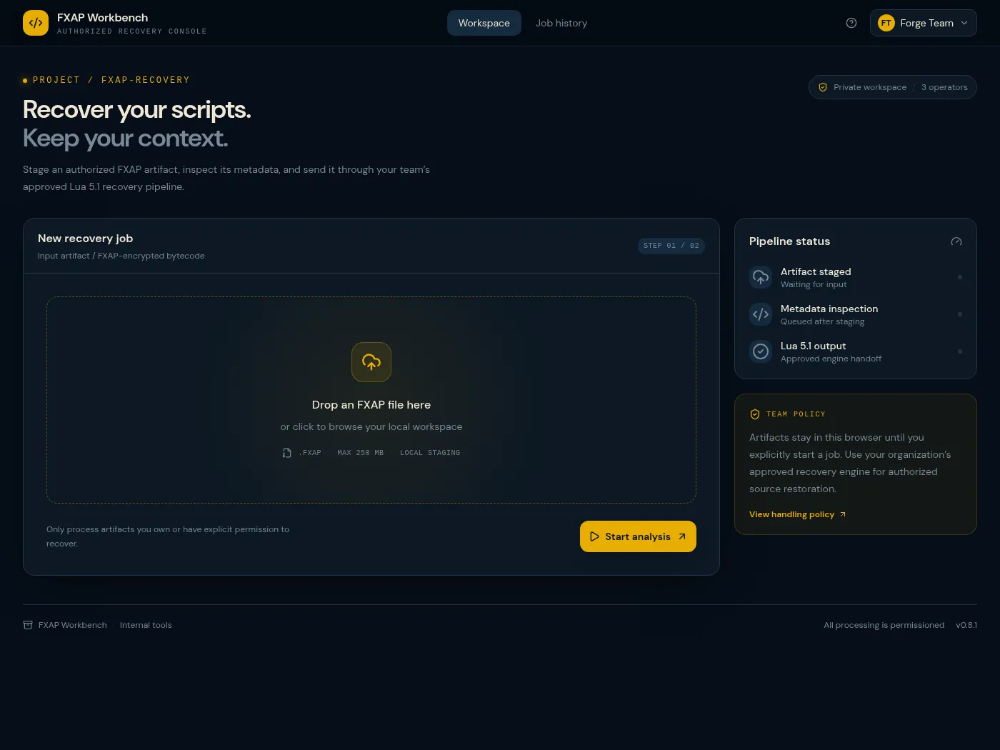 FXAP Decryptor Suite