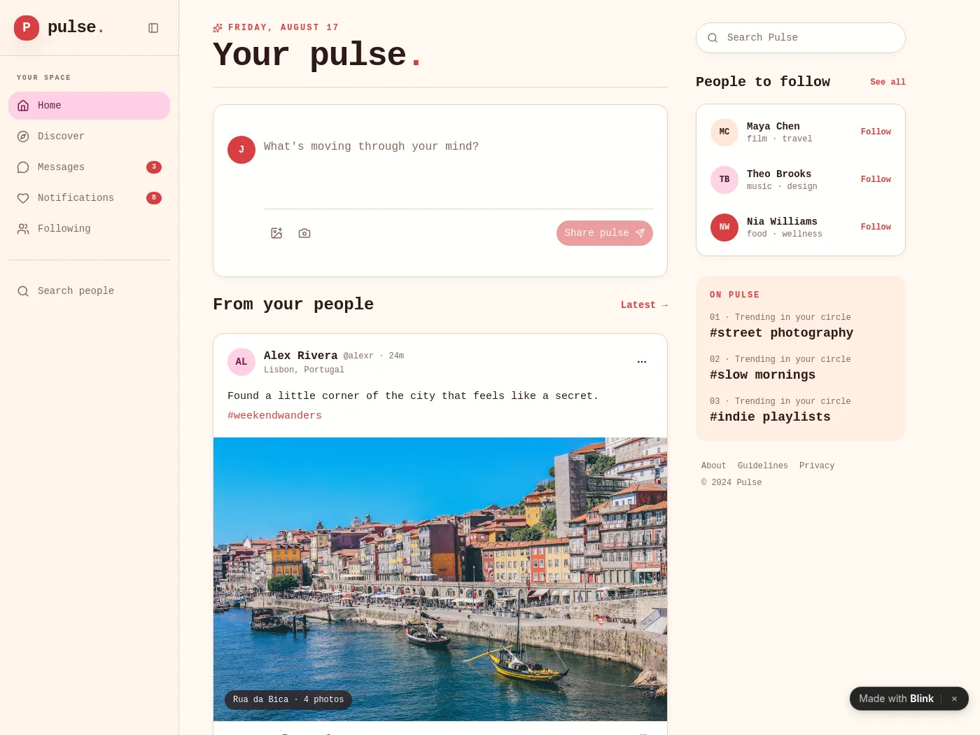 Pulse Social Network