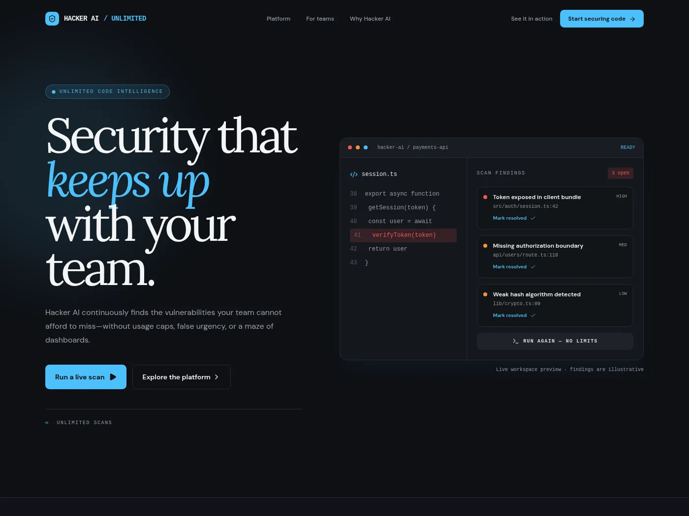 Hacker AI Unlimited