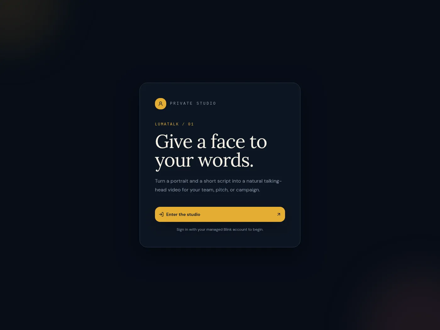AI Talking Head Generator