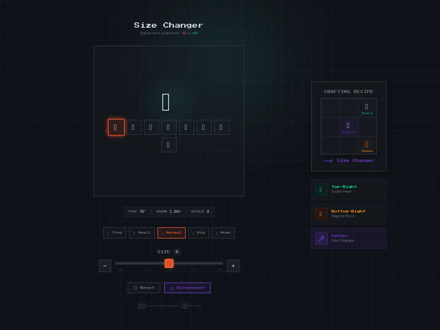 Dynamic Size Changer