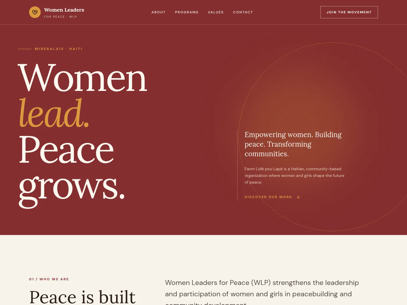 Women Leaders for Peace Site