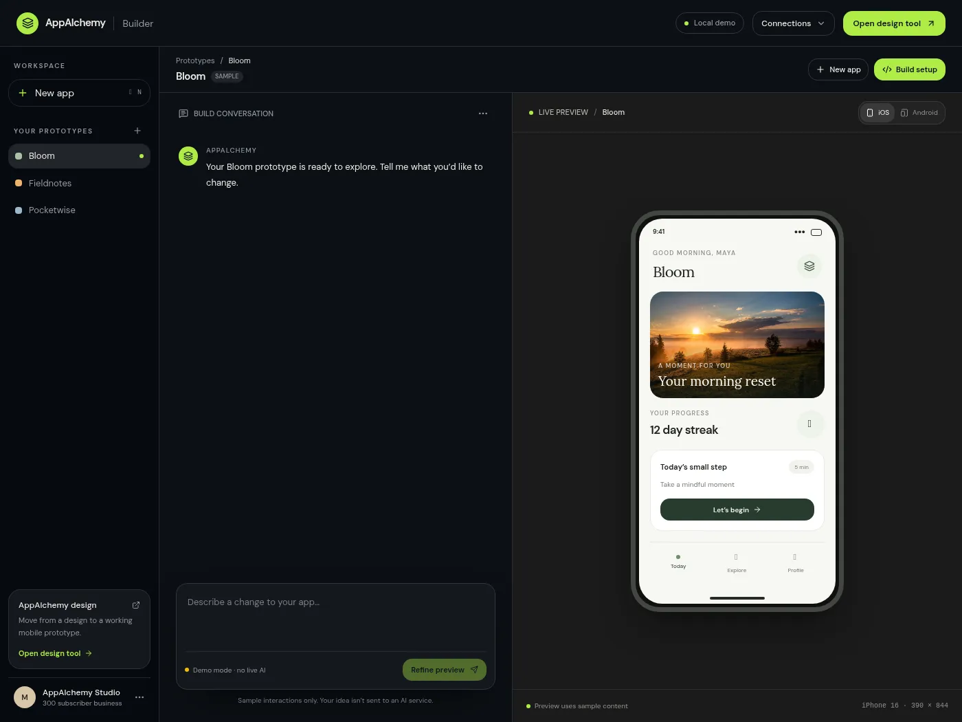 AppAlchemy Builder