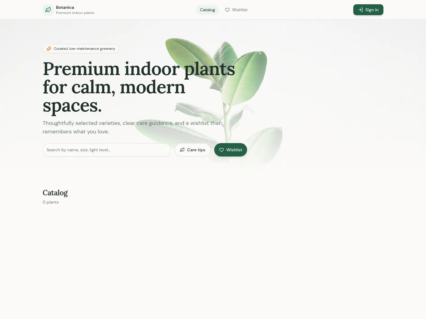 Botanica Premium Indoor Plant Shop (Remix)