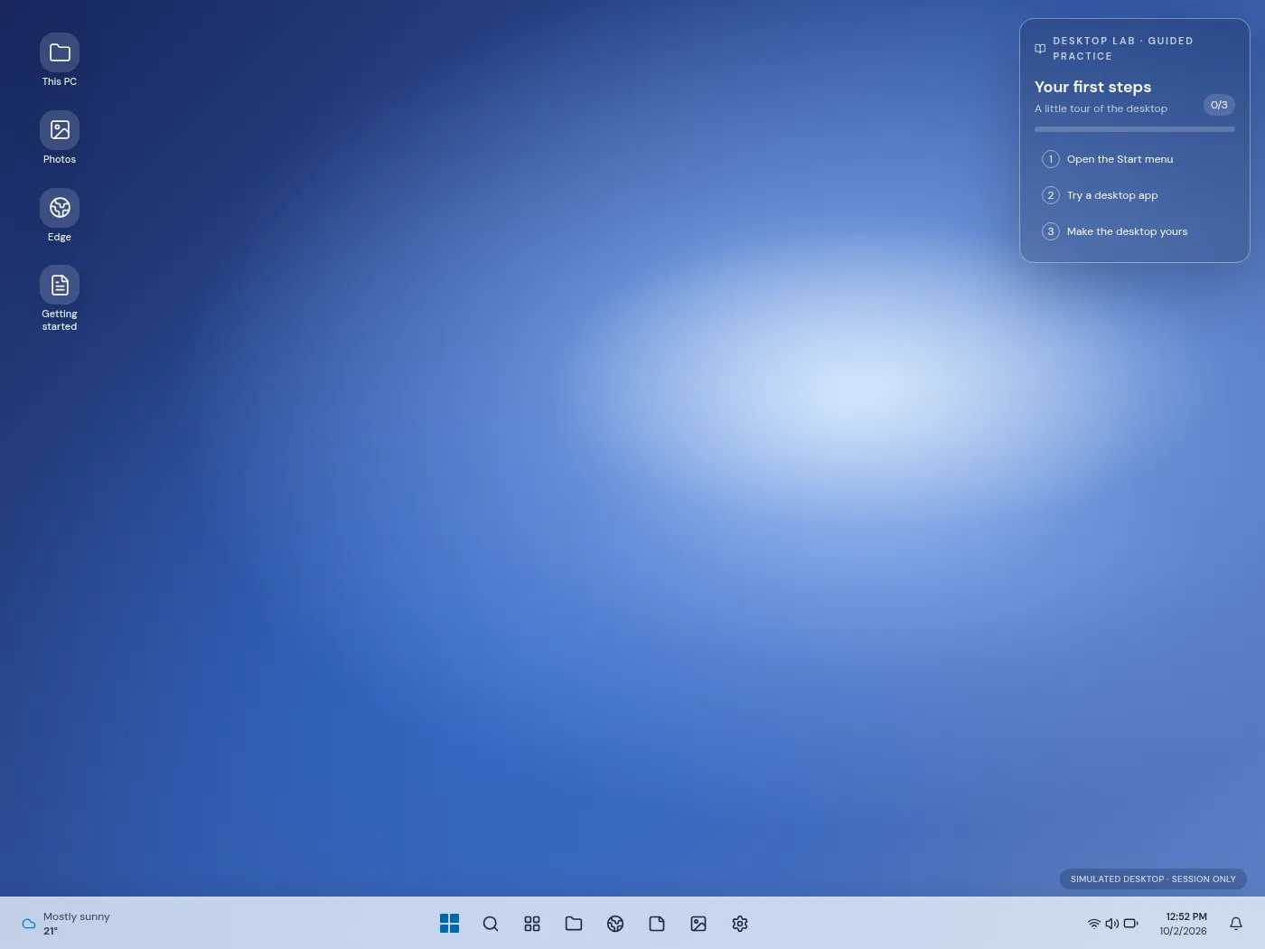 Win11 Web Simulator
