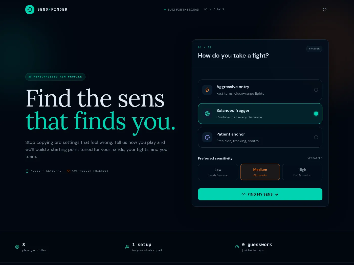 Apex Sensitivity Finder