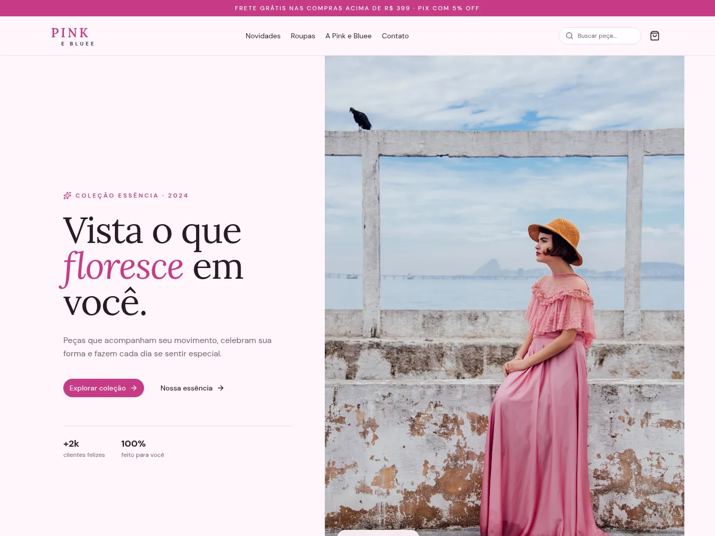 Pink e Bluee Storefront