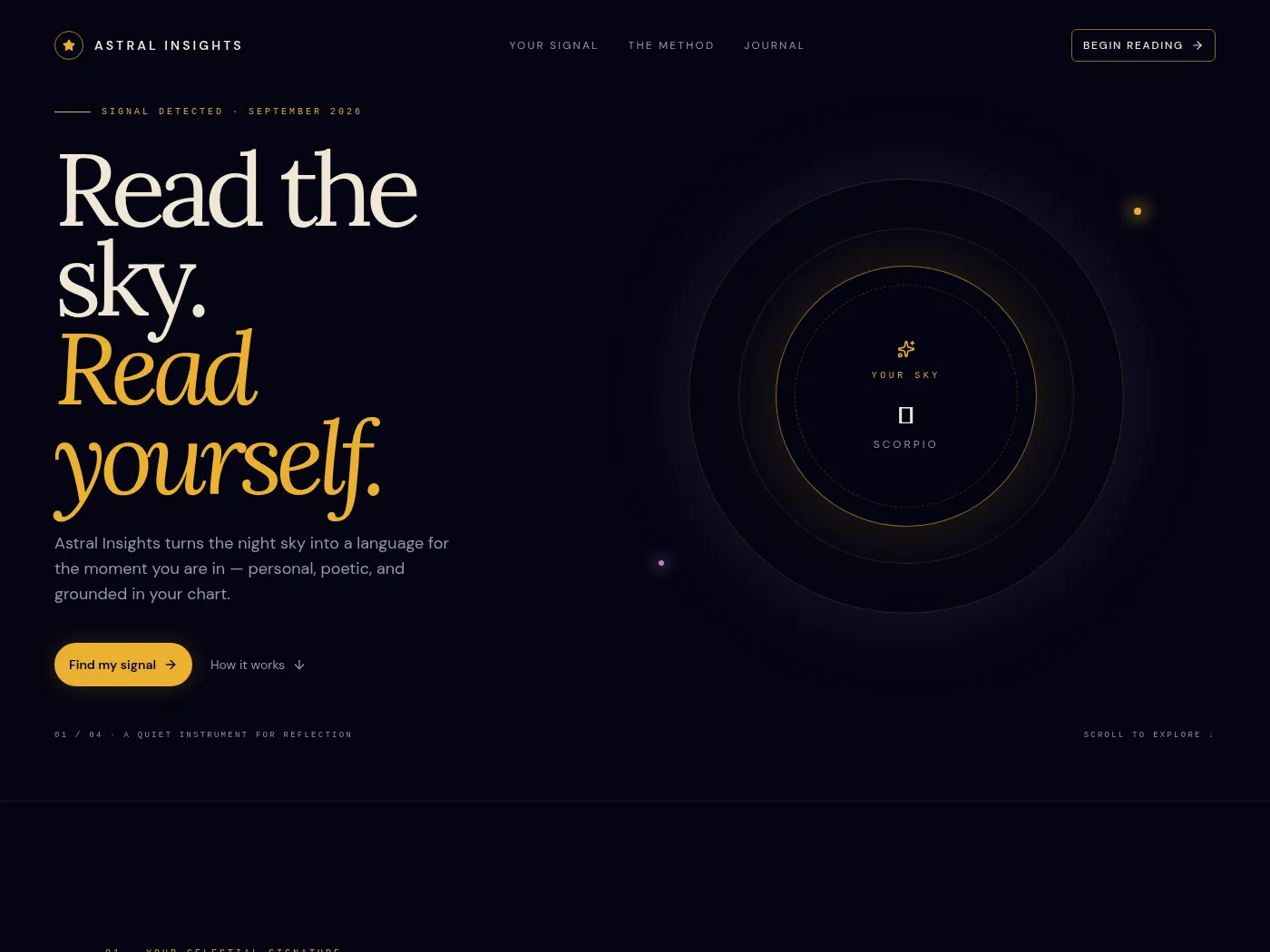 Astral Insights Web