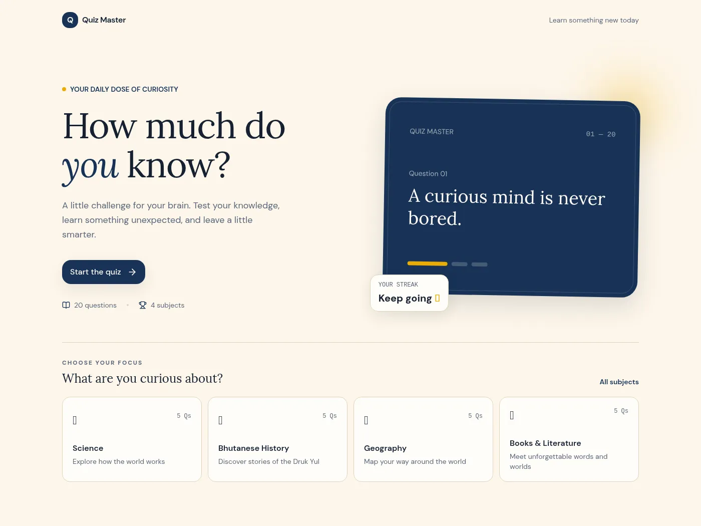 Quiz Master Web