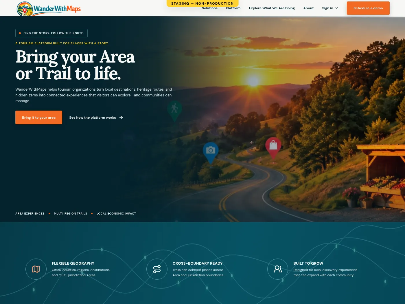 WanderWithMaps Staging