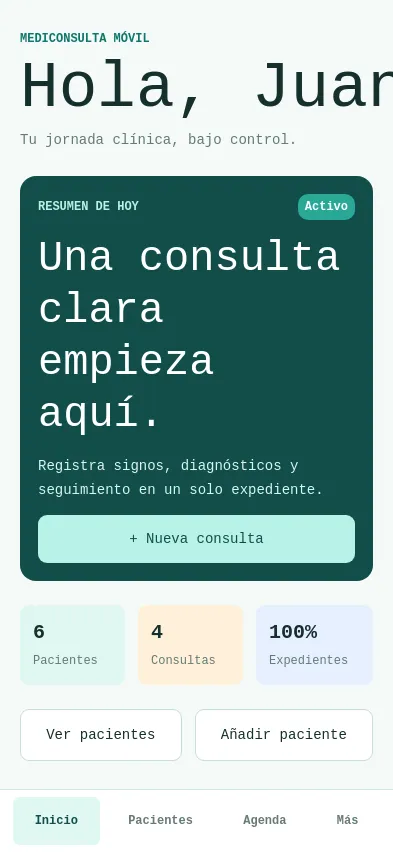 MediConsulta Móvil
