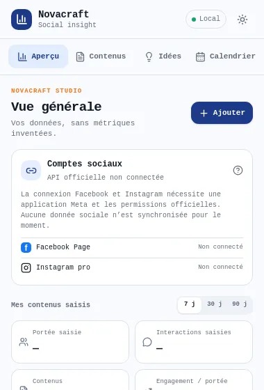 Novacraft Social Insight