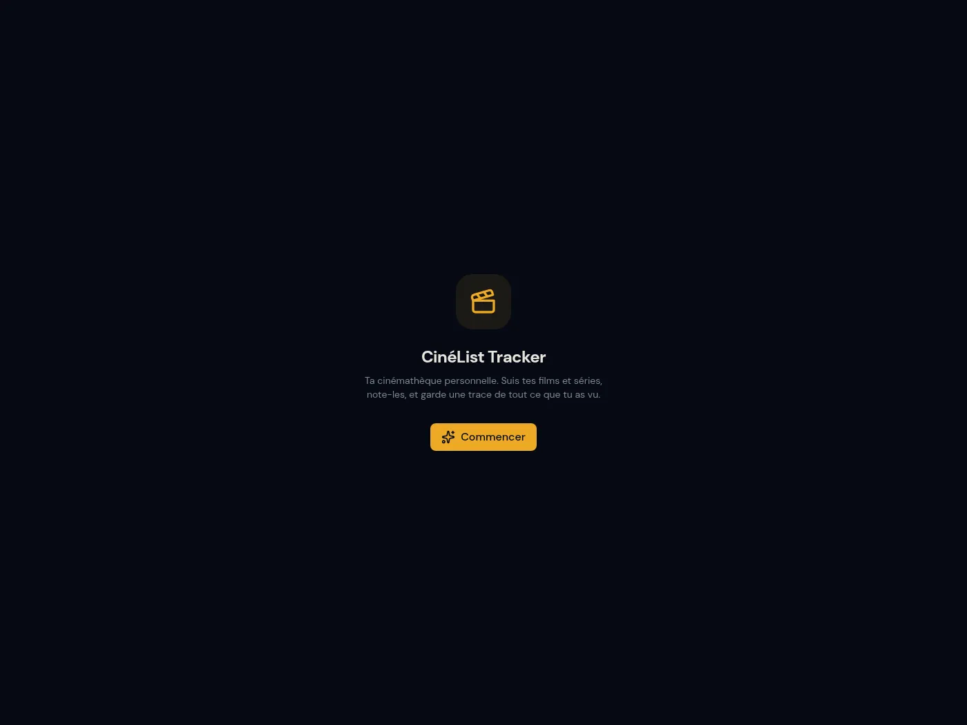 CinéList Tracker