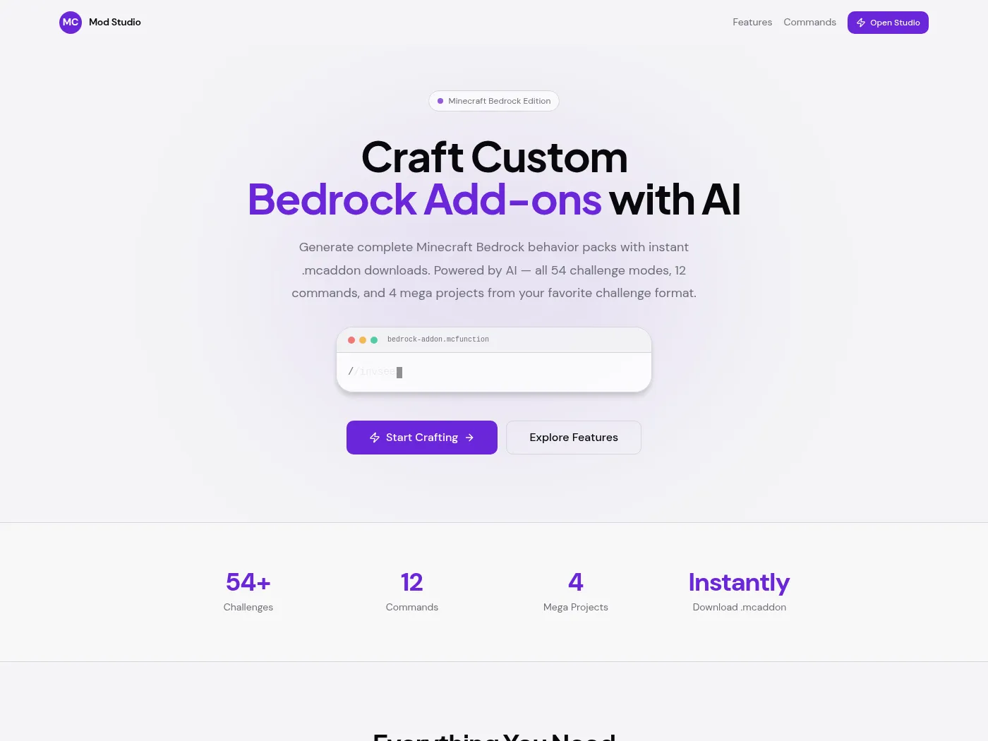 AI Minecraft Mod Studio