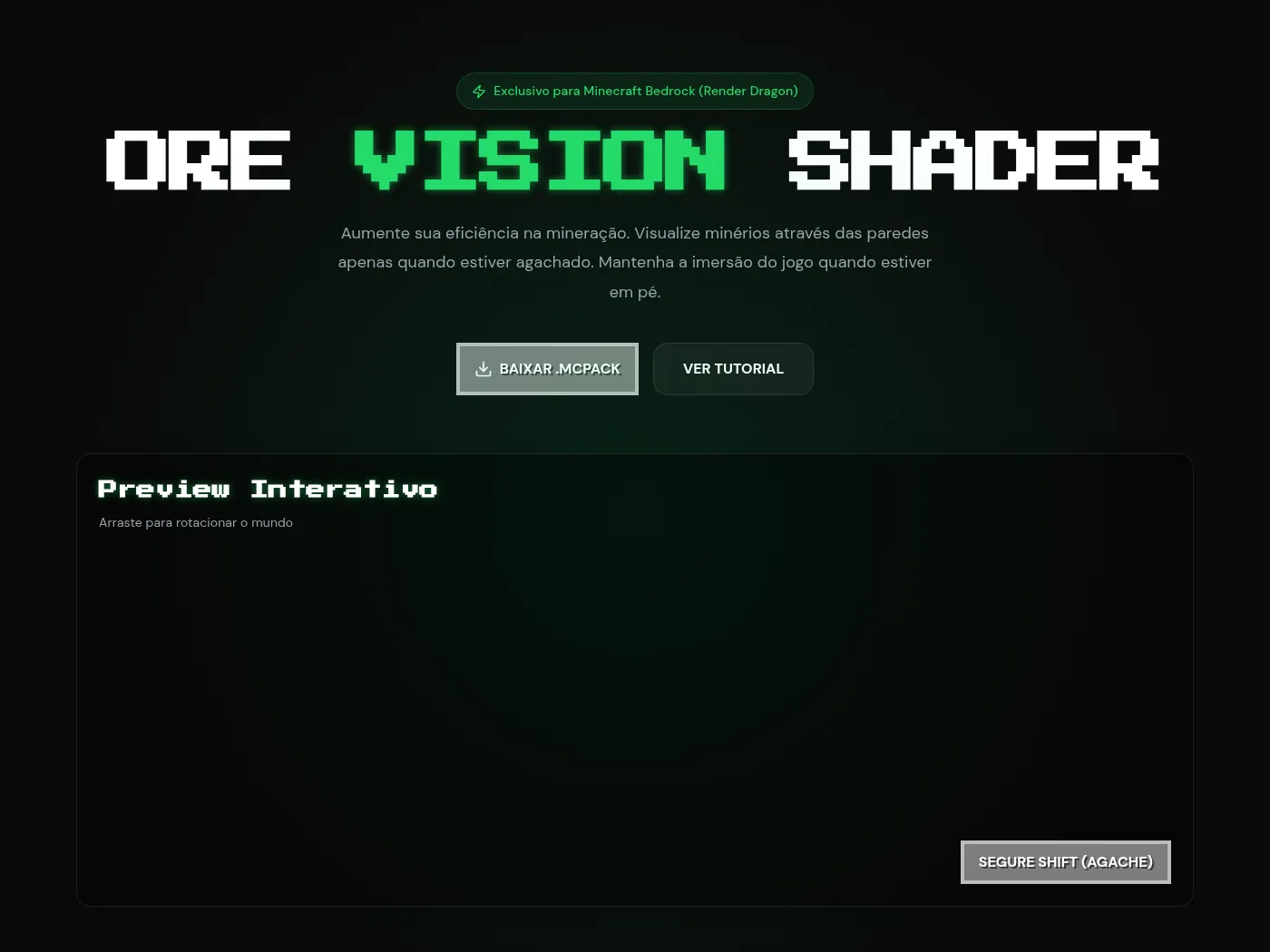 Ore Vision Shader