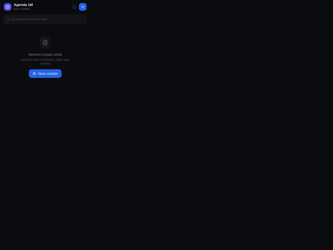 Agenda 1M Chrome Scheduler