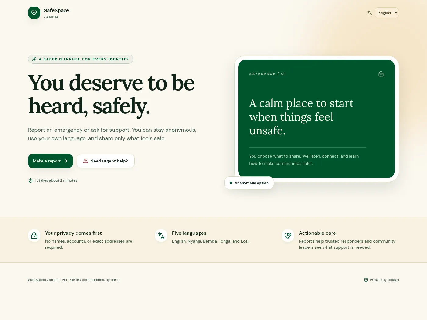 SafeSpace Zambia