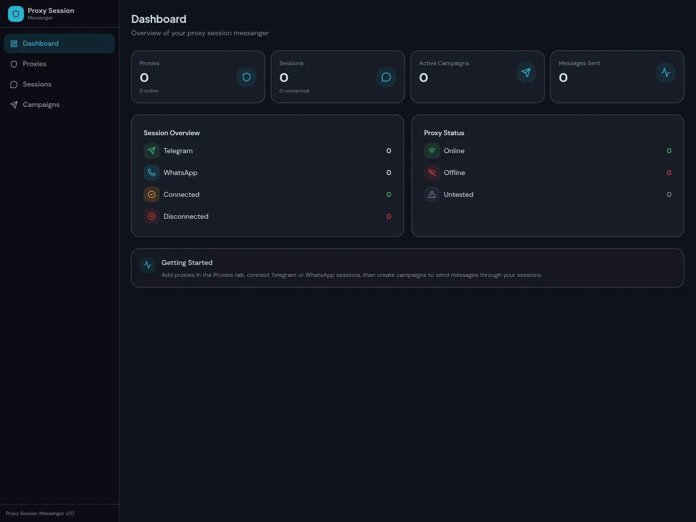 Proxy Session Messenger