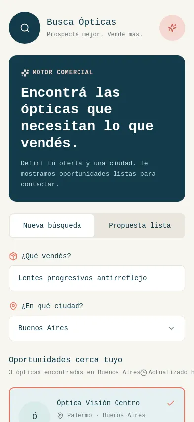 Busca Ópticas App