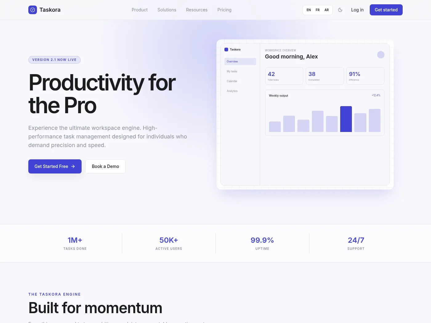 Taskora Pro Task Manager