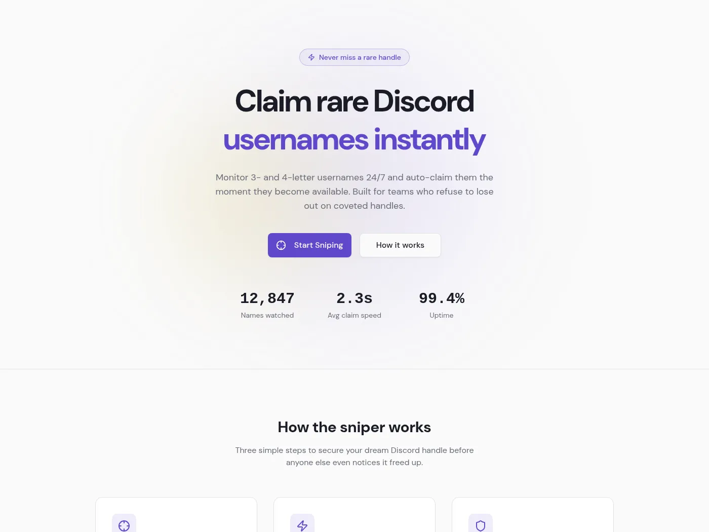 Discord Name Sniper