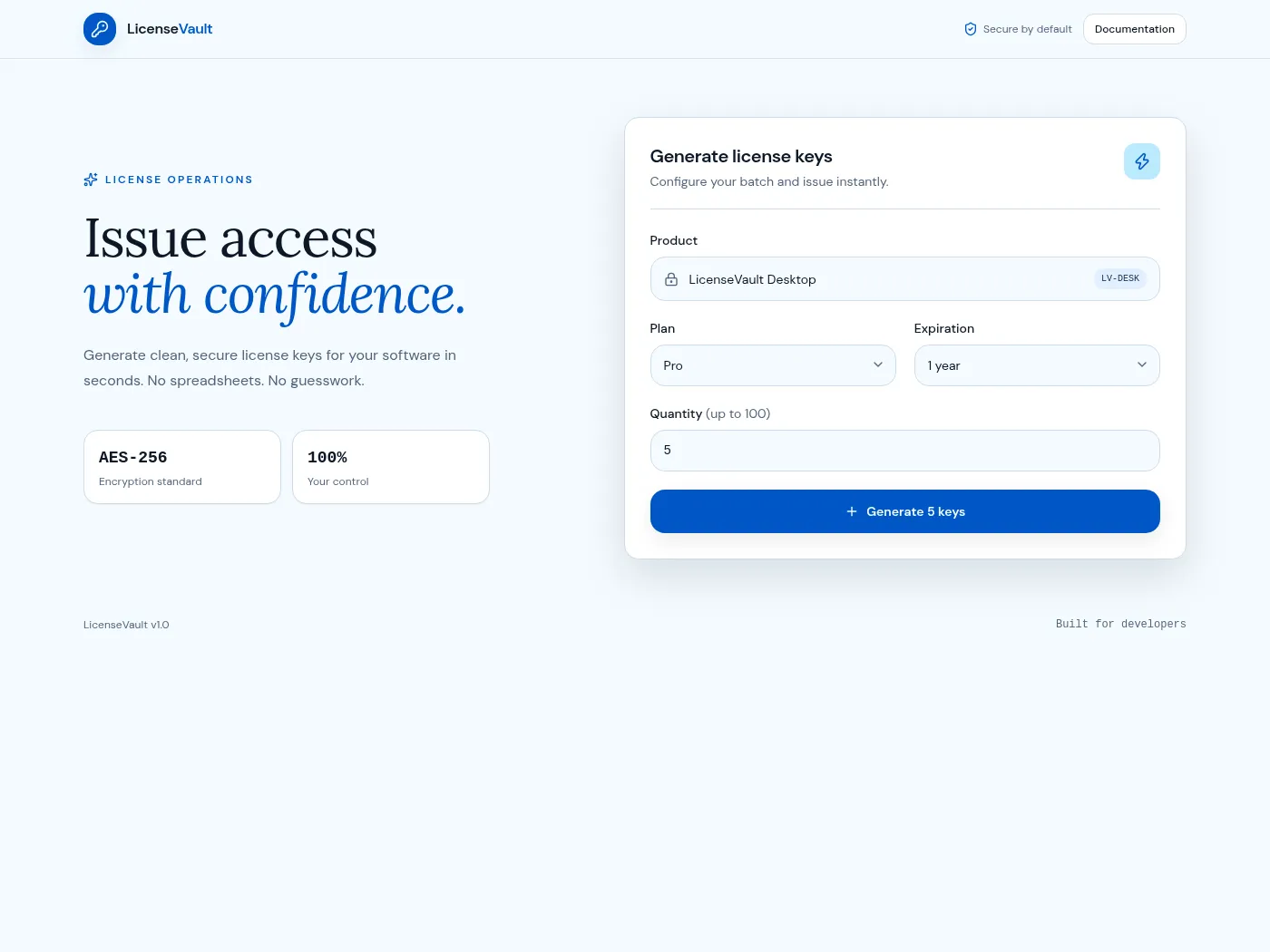 LicenseVault