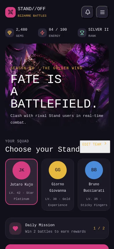 JoJo Legends Mobile