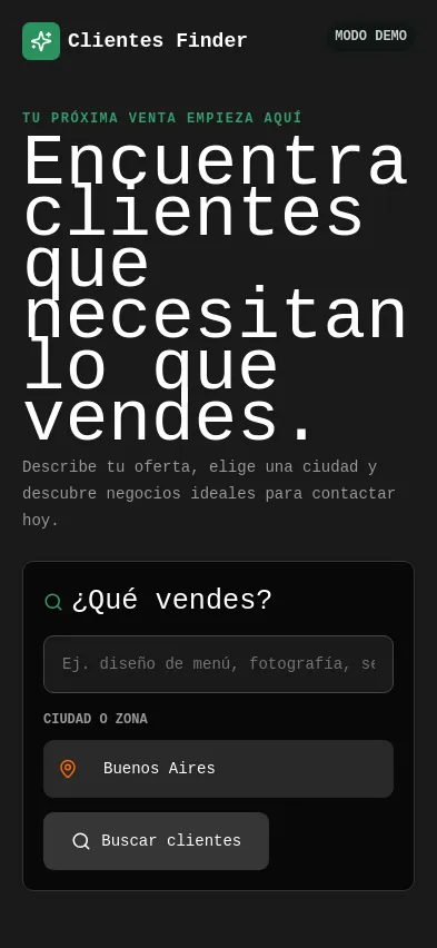 Clientes Finder App