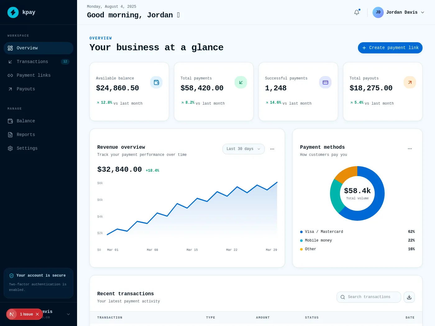KPAY Payment Gateway Platform