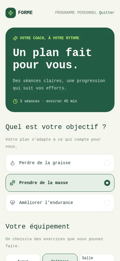 AI Workout Planner